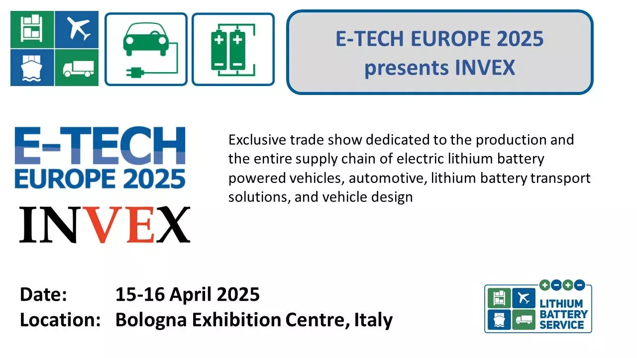 E-TECH EUROPE 2025 präsentiert INVEX